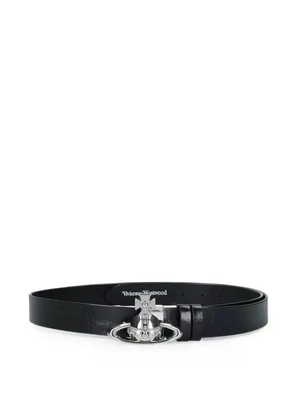 VIVIENNE WESTWOOD Orb Buckle Leather Belt