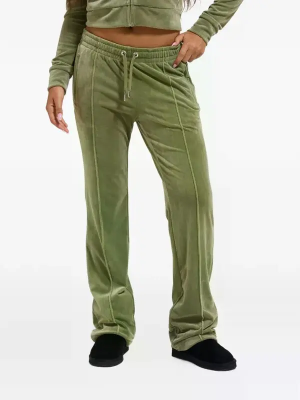 Juicy Couture Diamanté-logo Track Pants - Green