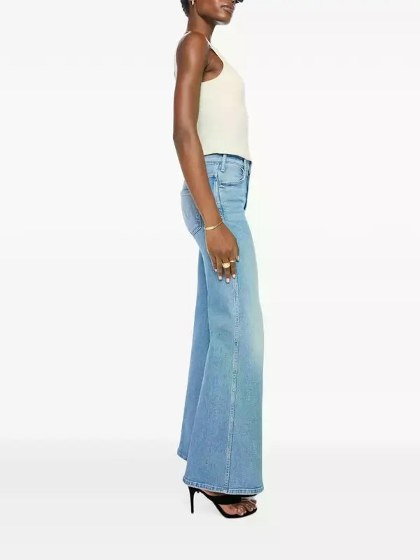 MOTHER Faded Wide-leg Jeans