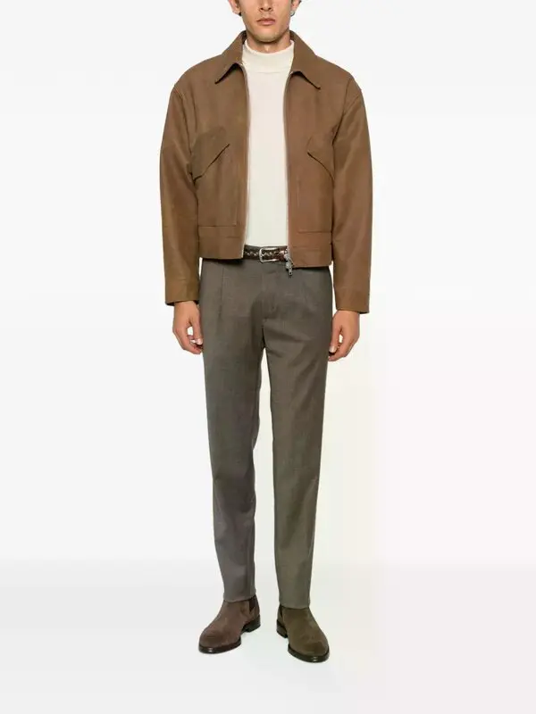 Incotex Pleated Tapered Trousers