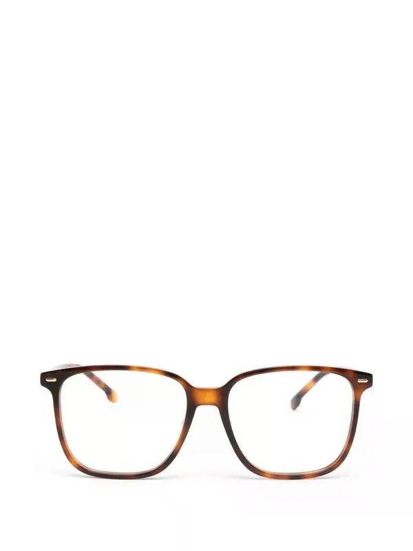 Carrera Eyewear Tortoiseshell-effect Square-frame Glasses - Brown