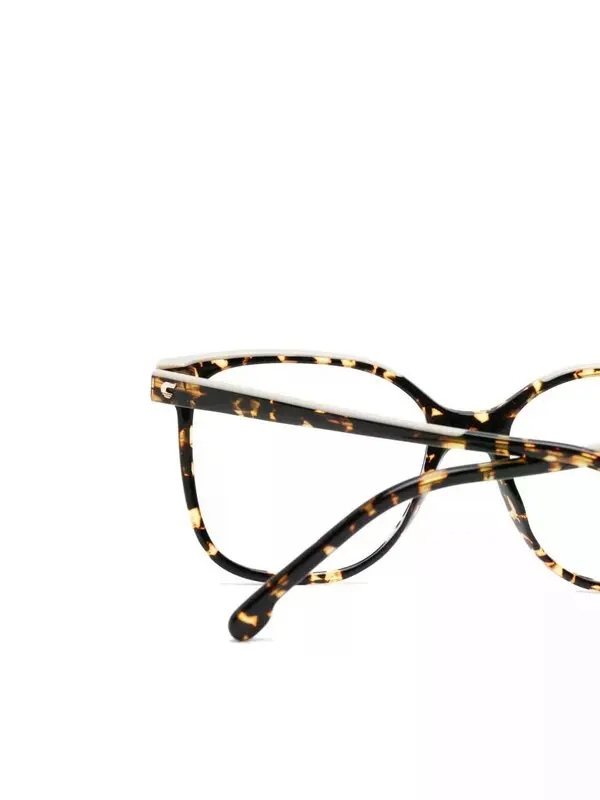 Carrera Eyewear Tortoiseshell-effect Square-frame Glasses