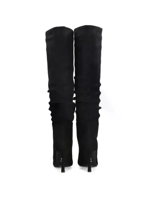 TWENTY FOURHAITCH Miya Pointed-toe Knee-high Boots