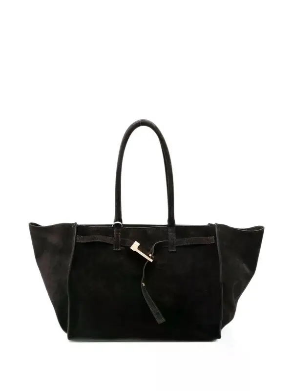 Benedetta Bruzziches Mame Weekend Isuede Buckled Shoulder Bag