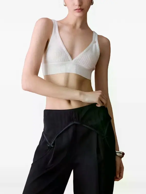 Liu Jo Trousers With Lingerie Detail