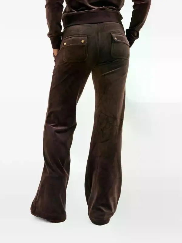 Juicy Couture Velour-finish Track Pants - Brown