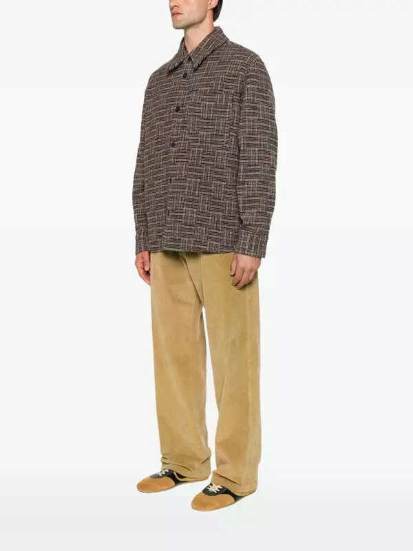 A.p.c. Checked Wool-blend Shirt