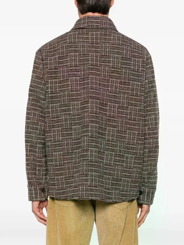 A.p.c. Checked Wool-blend Shirt