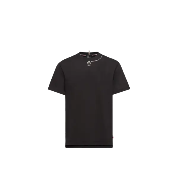 Moncler Coordinates Logo Cotton T-shirt - Black