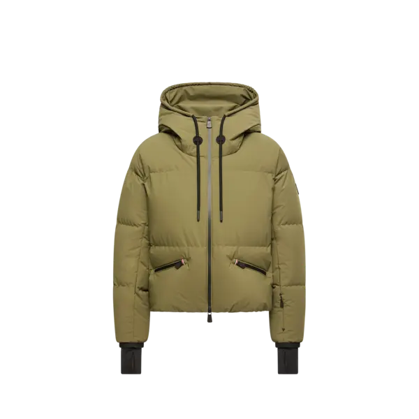 Moncler Allesaz Hooded Insulated Ski Jacket - Green