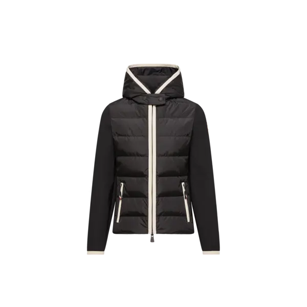 Moncler Padded Zip-up Hoodie - Black