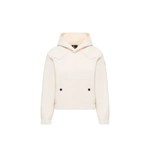 Moncler Interlock Hoodie - White