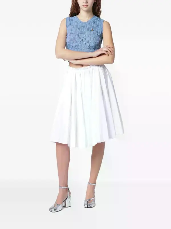 VIVIENNE WESTWOOD Ribbed-hem Knit Top