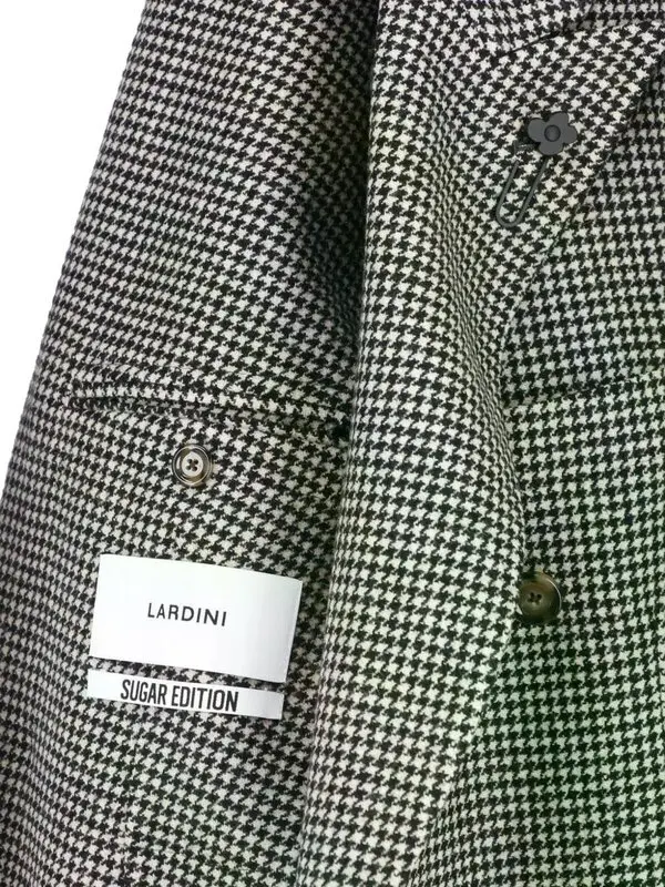 LARDINI X Sugar Houndstooth Double-breasted Jacket