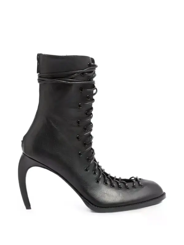 ANN DEMEULEMEESTER Lace-up Ankle Boots - Black