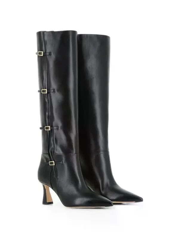 MALONE SOULIERS 70mm Nolan Buckle-detail Pointed-toe Boots