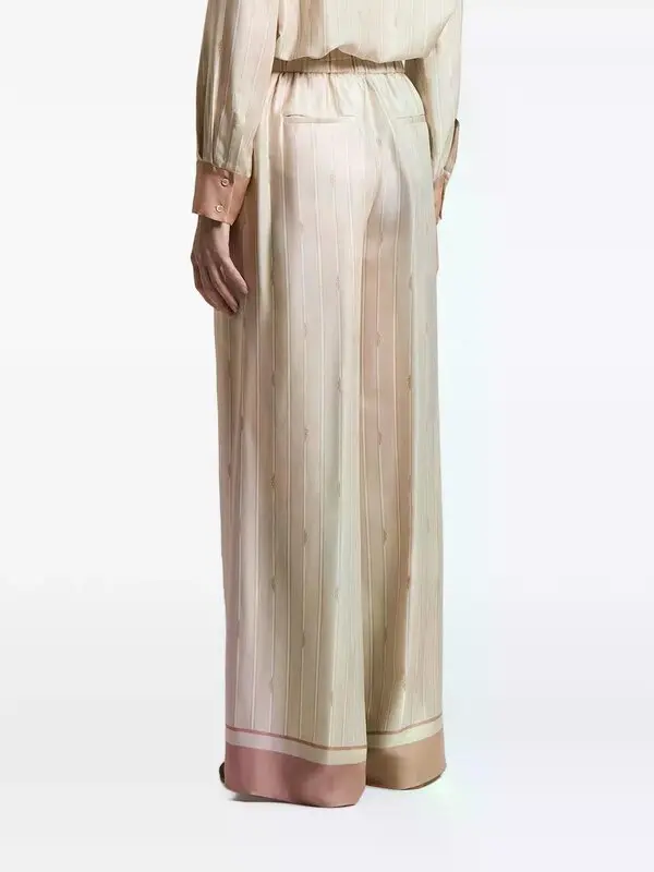 Peserico Striped Palazzo Pants