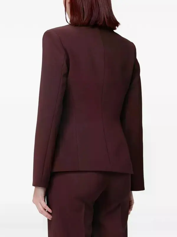 HANITA Lace-trim Single-breasted Blazer