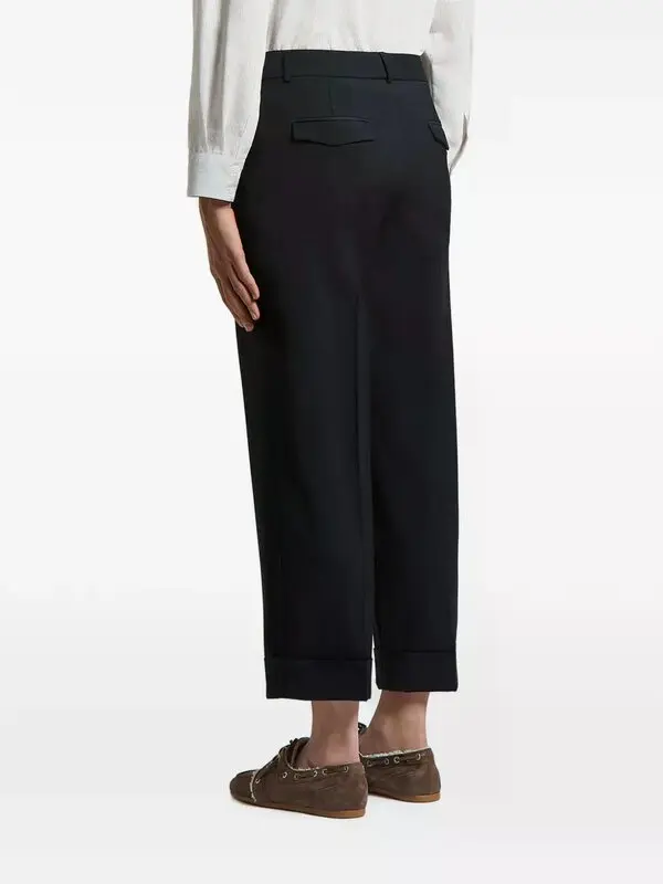 Peserico Turn-up Tailored Trousers