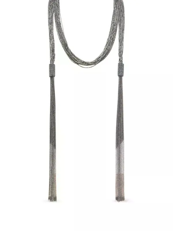 Peserico Multi-strand Tassel Necklace