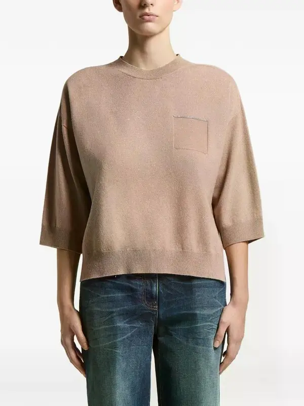 Peserico Embellished-pocket Jumper