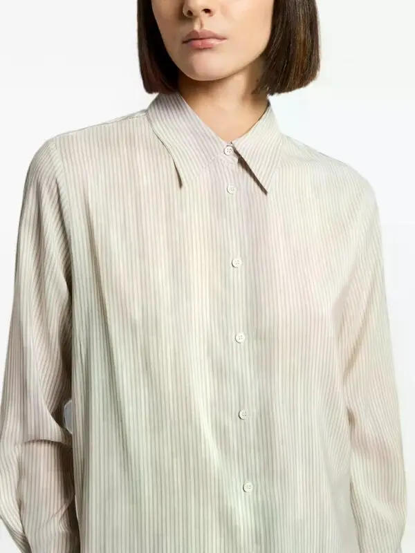 Peserico Striped Long-sleeved Shirt