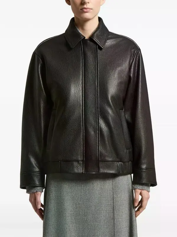 Peserico Leather Jacket