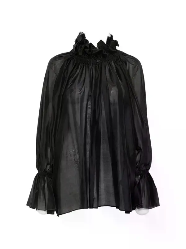 THELATEST Ruffled High-neck Blouse