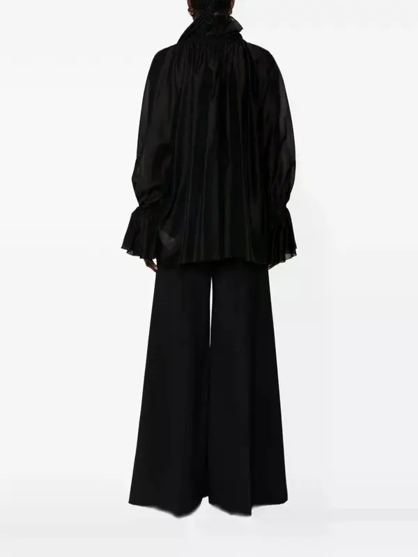 THELATEST Ruffled High-neck Blouse