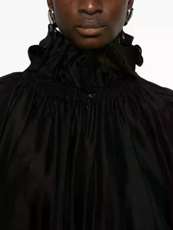 THELATEST Ruffled High-neck Blouse