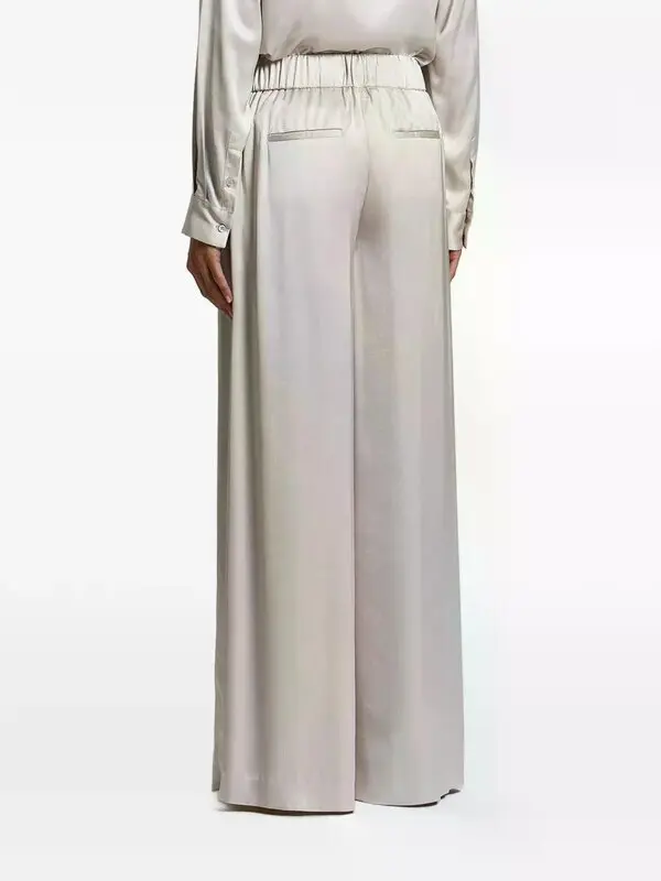 Peserico Elasticated-waistband Wide-leg Trousers