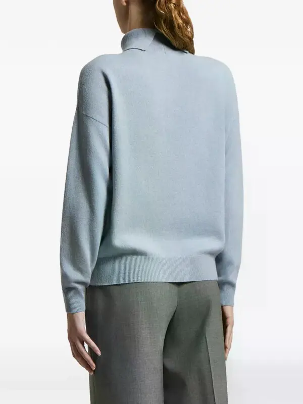 Peserico Roll-neck Chest-detail Jumper