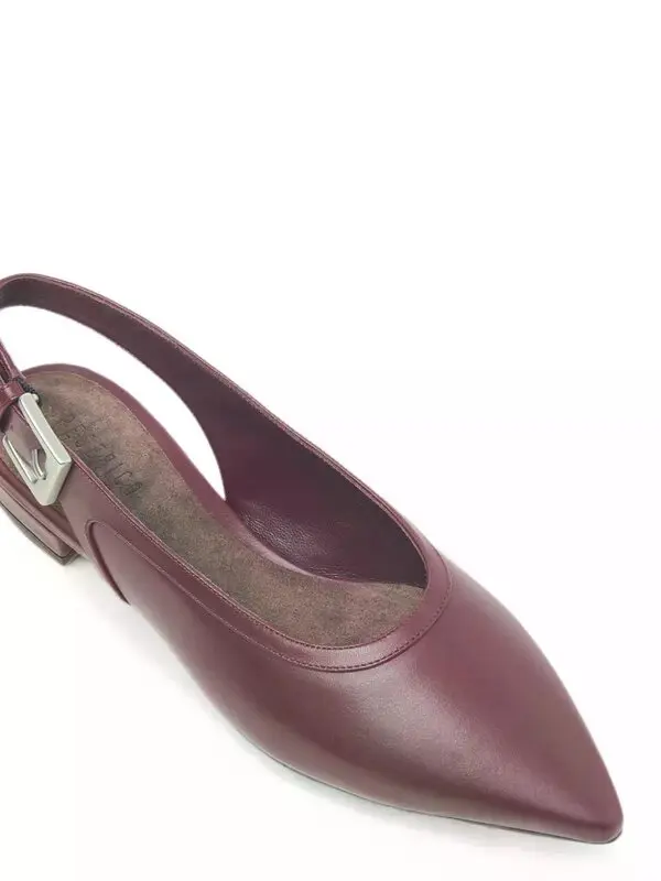 Peserico Leather Slingback Pumps