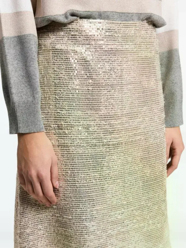 Peserico Sequin-embellished Maxi Skirt