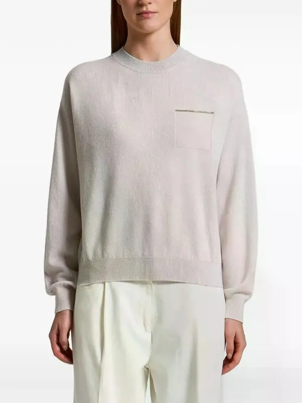Peserico Embellished-pocket Sweater