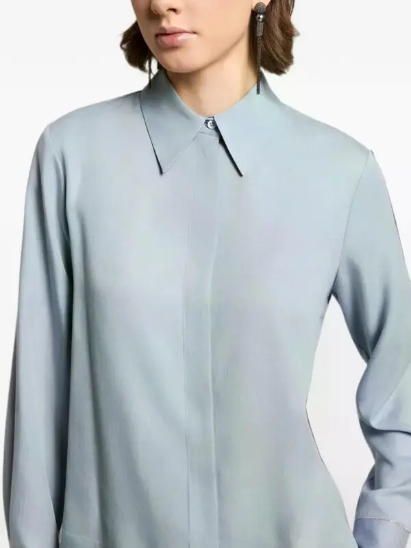 Peserico Point-collar Long-sleeved Shirt