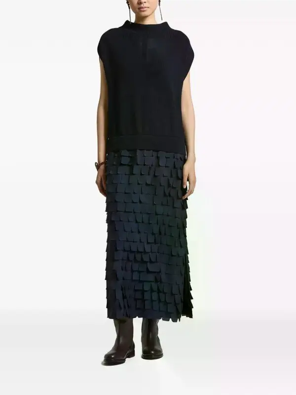 Peserico Layered Maxi Dress