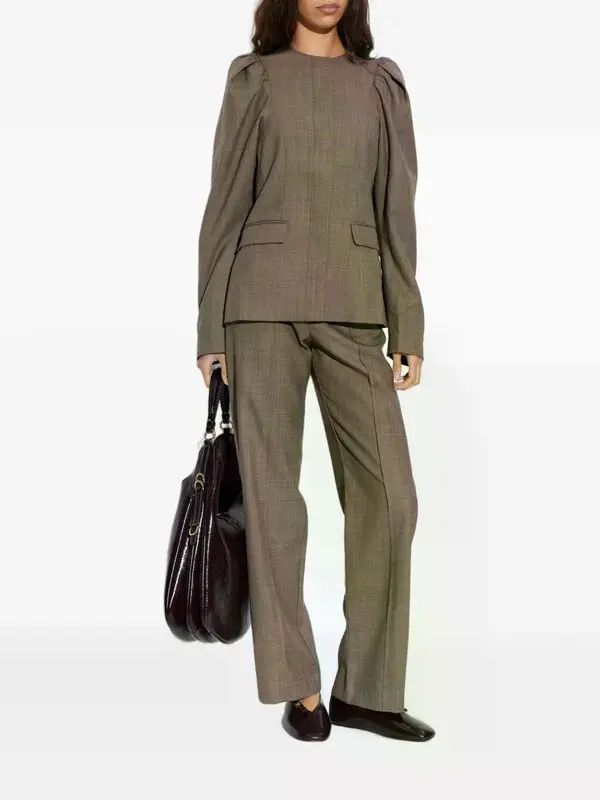 GANNI Creased Tailored Trousers