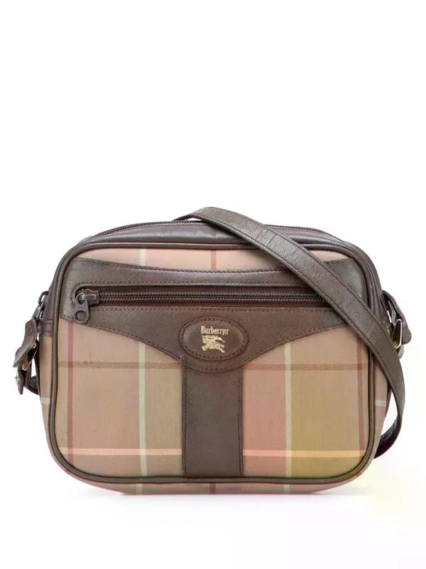 Burberry 20th Century Vintage Check Canvas Crossbody Bag