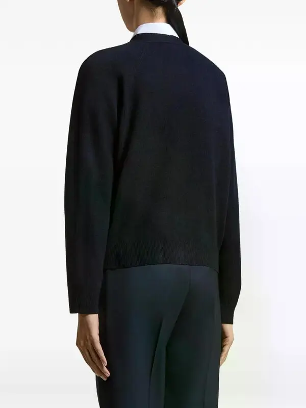Peserico Striped V-neck Cardigan