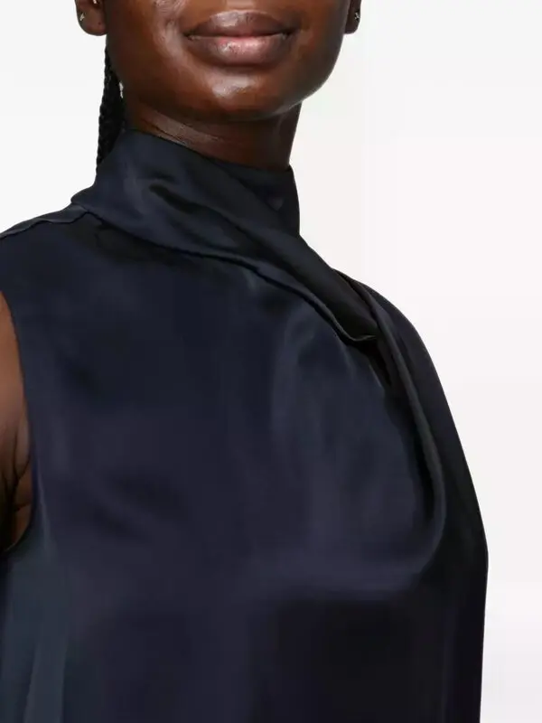 HANITA Tie-neck Sleeveless Top