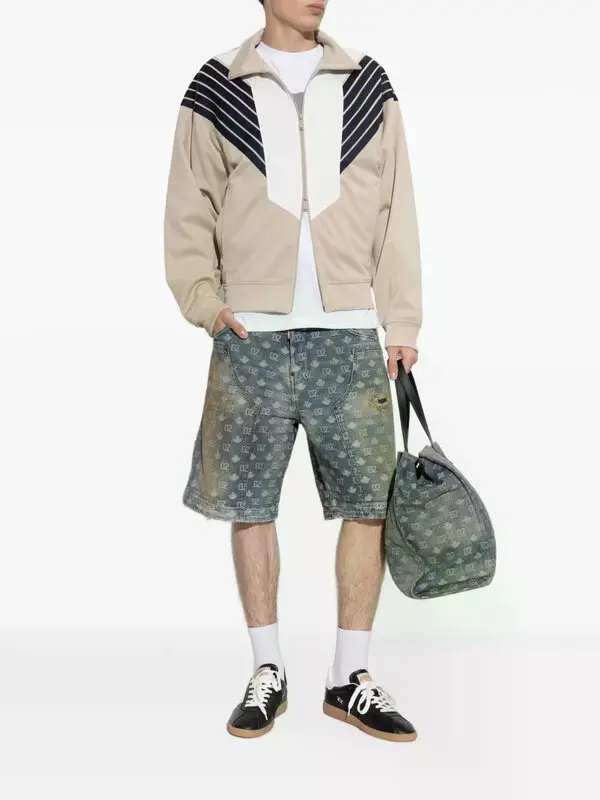 Dsquared2 Panelled Stripe-detail Track Jacket