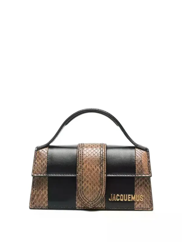 Jacquemus Le Bambino Snake-effect Mini Bag