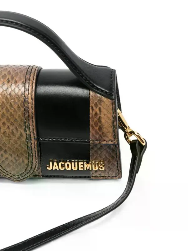 Jacquemus Le Bambino Snake-effect Mini Bag