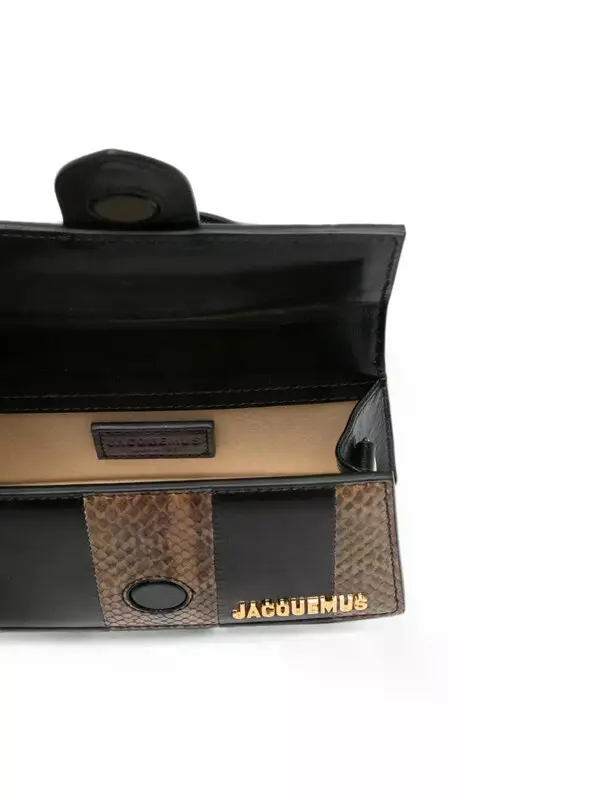 Jacquemus Le Bambino Snake-effect Mini Bag
