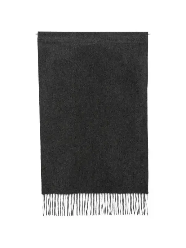 C.T.PLAGE Fringed Cashmere Scarf