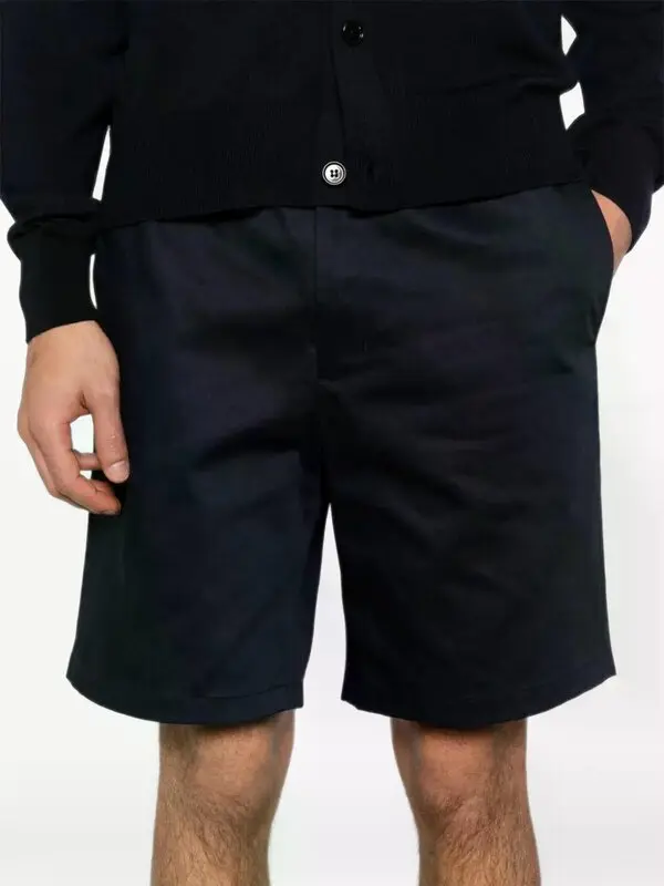 AMI Paris Elasticated-waist Cotton Shorts