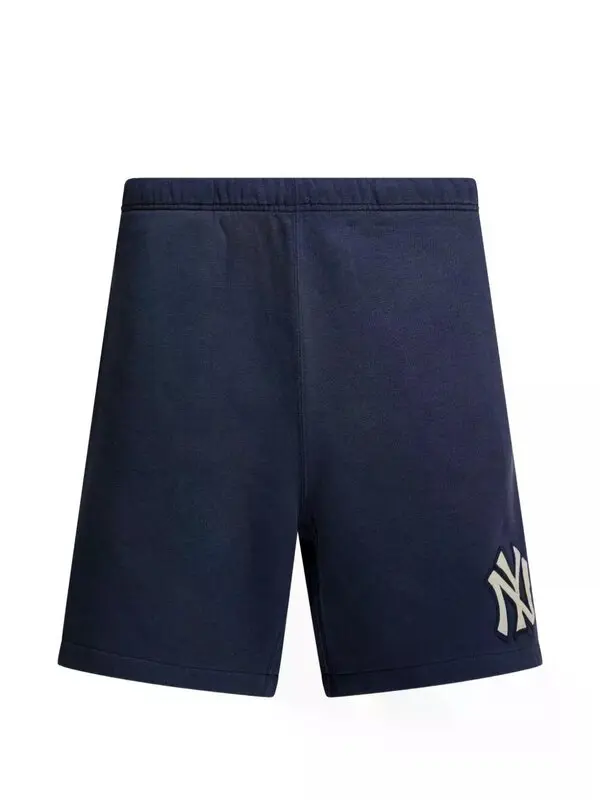 Polo Ralph Lauren X Mlb New York Yankees Logo-patch Shorts - Blue