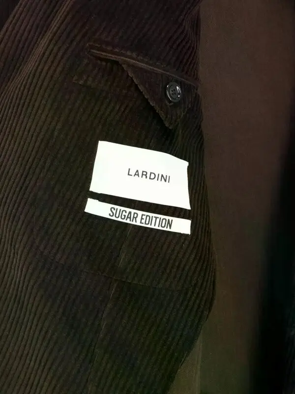 LARDINI Double-breasted Corduroy Jacket