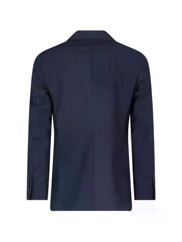 LARDINI Double-breasted Peak-lapel Suit Jacket